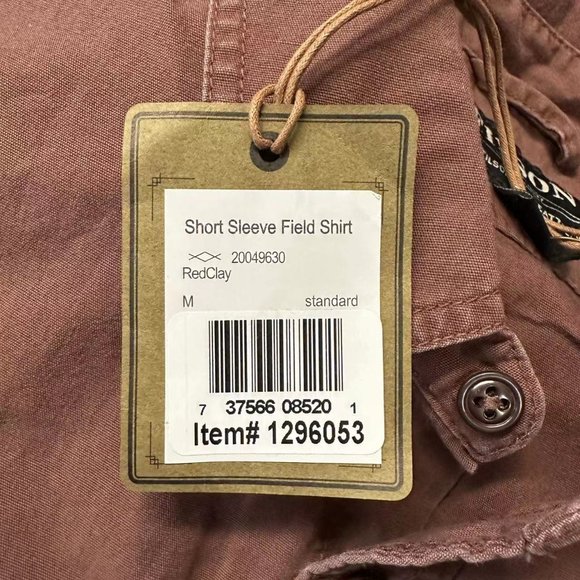 Filson | Shirts | Filson Short Sleeve Field Shirtredclaynew With Tag ...